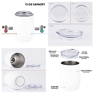 Andaz Press Funny Personalized Penis Wine Tumbler with Lid, 12oz Stemless Stainless Steel Insulated Custom Penis Tumbler for Women Bestie Mom Bride Bridesmaids Bachelorette Birthday Gift, 1-Pack