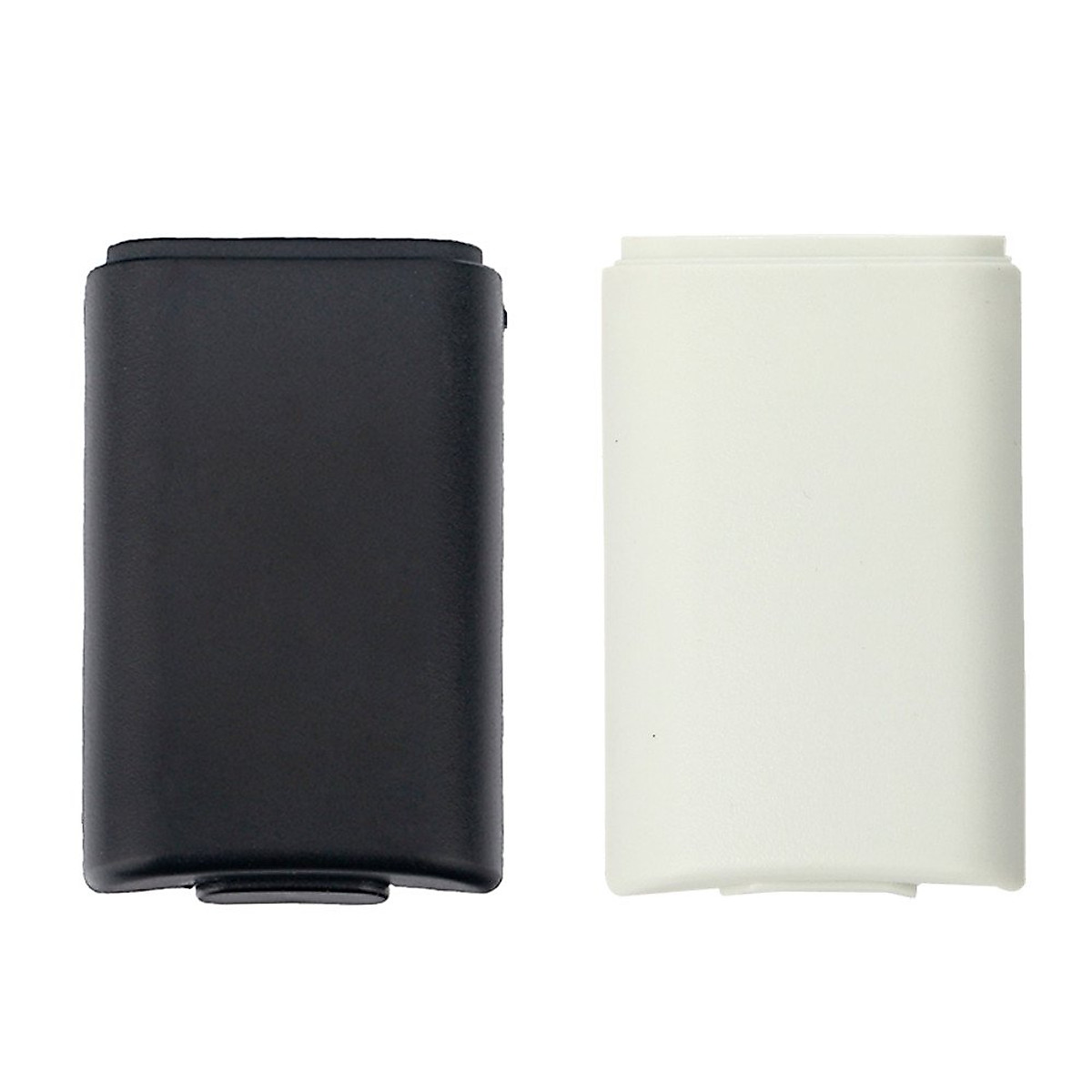 Yueton Pack of 2 Black and White Replacement AA Battery Case Back Cover Shell for Xbox 360 Controller