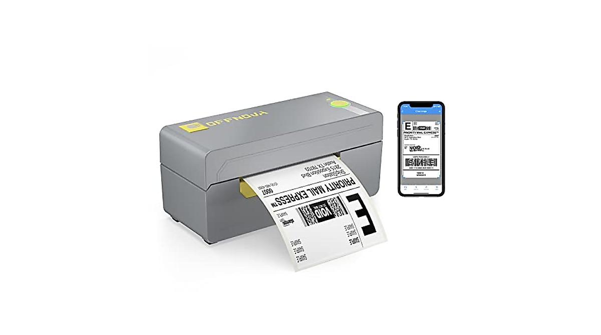 Print Labels Fast: OFFNOVA Wireless Bluetooth 4x6 Printer