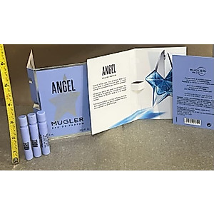 3 Thierry Mugler Angel EDP 1.2 Ml/0.04 Oz Each Spray Sample Perfume Travel Vial Lot