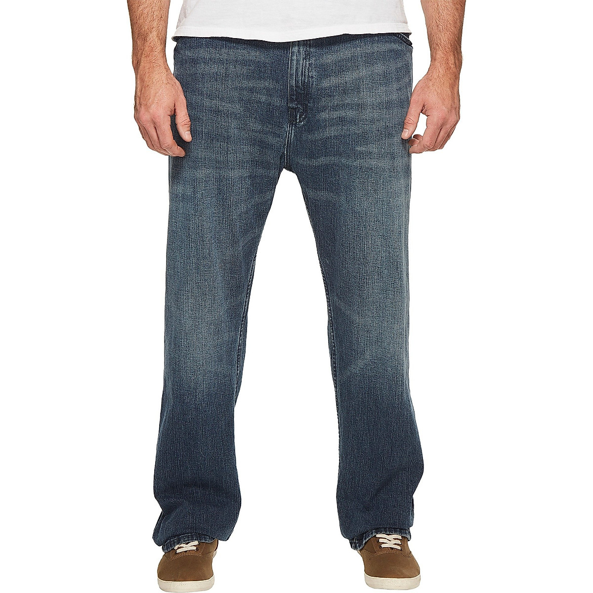 Nautica Men's Size Big and Tall Relaxed Fit Jean, Gulf Stream Wash, 42W x 32L