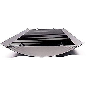 DcYourHome 27 inch Ash Pan/Drip Pan for Chargriller 1224, 1324, 1321, 1329, 2121, 2222, 2727, 2828, 2929, E1224, Charcoal grill, Charbroil 17302056, Char-Griller Ash Pan/fire grate Replacement Parts