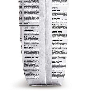 The Good Times Funny Newspaper Journalism Motivation White Tote Bag