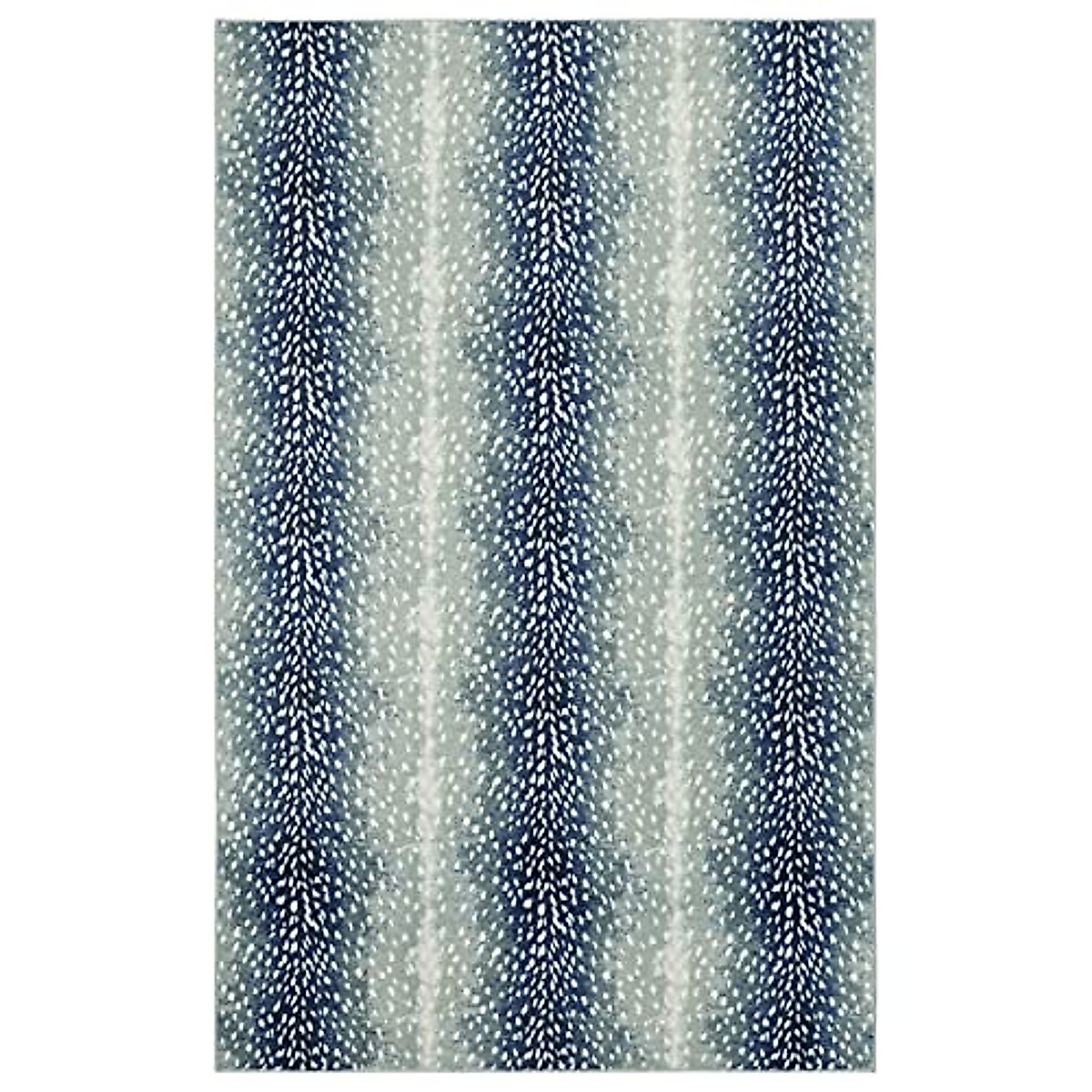 Mohawk Home Prismatic Antelope Skin Blue Animal Print (8' X 10') Area Rug