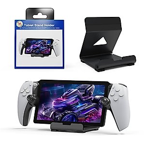 Handheld Game Console Holder Tablets Stand,Tablet Stand for Playstation Portal/for Rog Ally/for Legion Go Game Machine Tablet Stand Holder Accessories (Black)