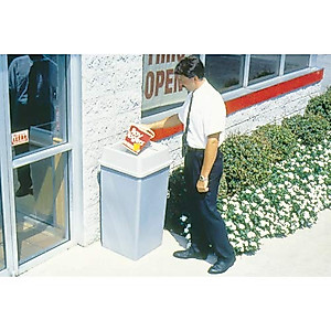 Rubbermaid Commercial Products Untouchable Square Swing Lid for 35G & 50G Containers, Beige (FG266400BEIG)