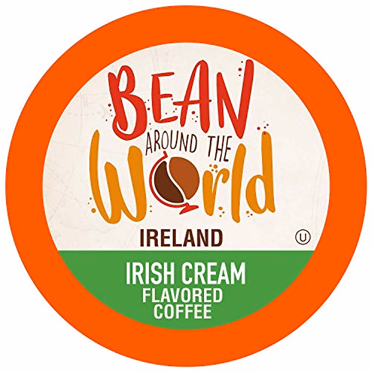BEAN AROUND THE WORLD Flavored Coffee Compatible With 2.0 Keurig K Cup Brewers, Variety Pack, 40 Count