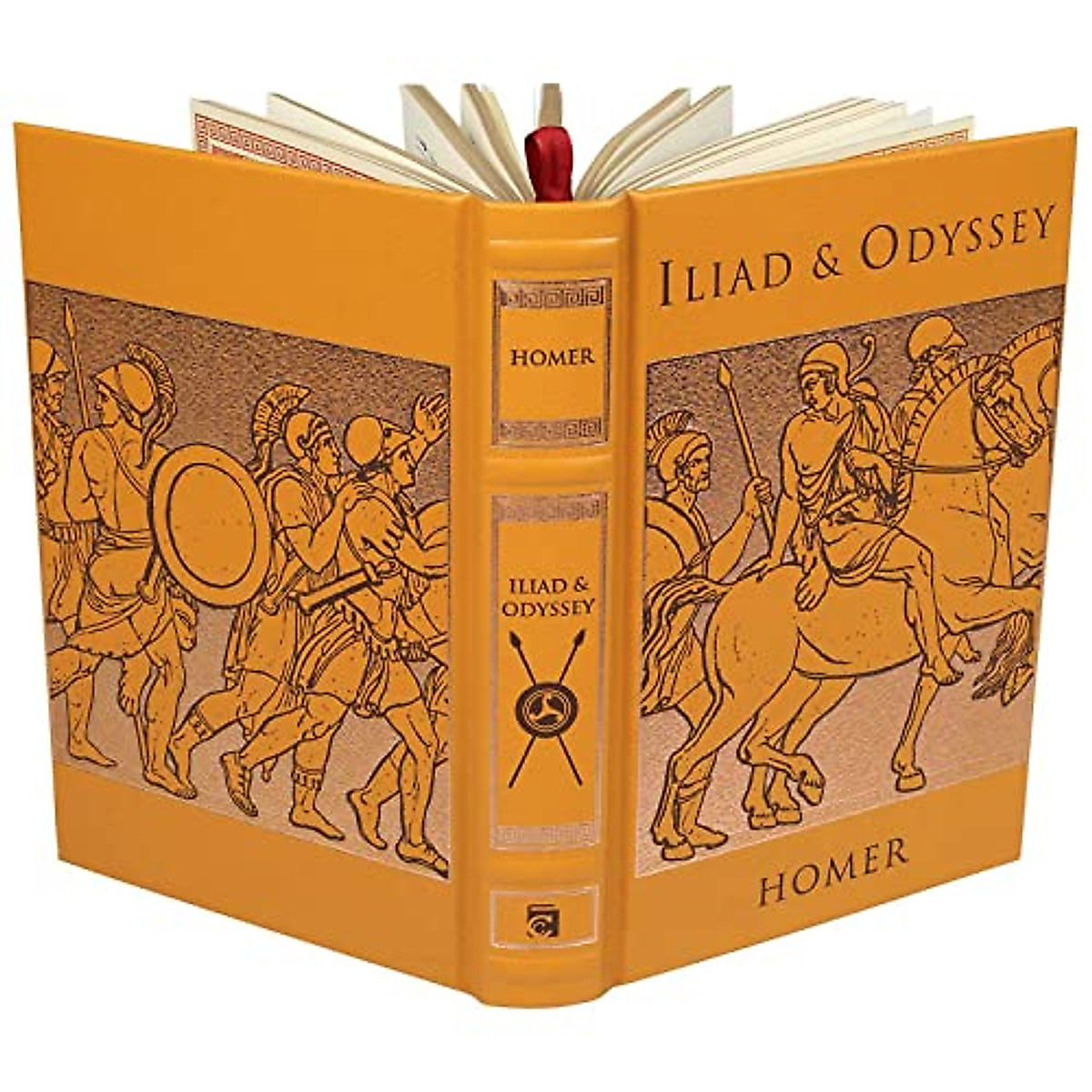 Iliad & Odyssey (Leather-bound Classics)