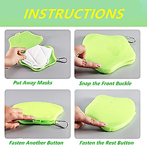 2Pack Storage Holder, Multi Purpose Carrying Case Box with Convenient Design, Portable Reuable Useful Sanitary,Dust Proof, Moisture Proof, Diswasher Safe as Necessity for Daily Use