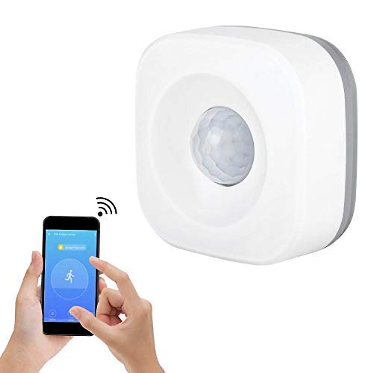 Sonew Pir Motion Sensor,Infrared Motion Detector with All-Round, Blindspot- Coverage for Indoor or Outdoor Use