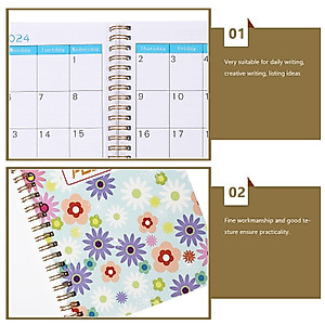 MAGICLULU Note Book Note Pads Office Writing Notebook Office Memo Pad Daily Planner Notebook Office Supply Note Supplies Home Supply Planner Pocket Planner Organizer Portable Calendar Work