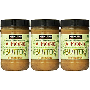 Kirkland Signature - Creamy Almond Butter, 27 Ounce - 3 Jars