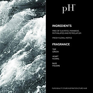 pH PURE HAIR Labs Texturizing Spray for Extra Volume - Matte Finish Hair Spray for Fine & Thin Hair, Refreshes Strands with No Residue, Sulfate & Paraben Free, Floral Scent - 10.14 Oz