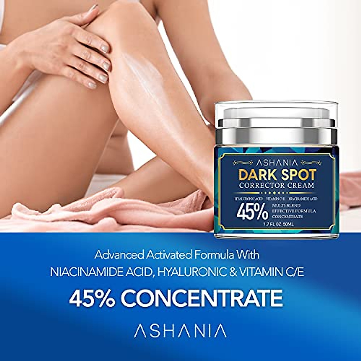 Ashania Dark Spot Remover for Face,Hyperpigmentation Treatment, Dark Spot Cream, Blemish spot treatment, Freckle Remover, Melasma treatment for face, Sun Spot Remover & Blemish Reducer, for All Skin Types