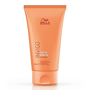 Wella Professionals Invigo Nutri-Enrich Frizz Control Cream, Deeply Nourishing, For Dry & Damaged Hair, 5.07 oz