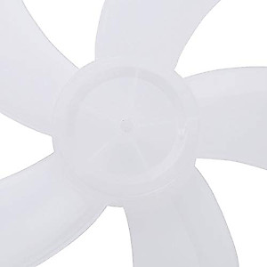 YiZYiF Universal Plastic 5 Leaves Fan Blade Household Standing Pedestal Fan Table Fanner Replacement Part General Accessories Clear 16 inches
