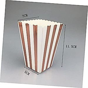 jojofuny 12pcs Popcorn Boxes Mini Treat Boxes Popcorn Container Disposable Containers Snack Box Snack Boxes Mini Popcorn Boxes Popcorn Holder Bags Party Popcorn Containers Carton Gift Box