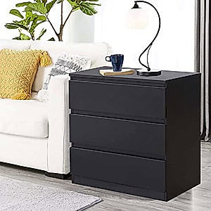 HIGOH Bedside Table Nightstand Wooden Bedside Cabinet Dressers End Tables for Bedroom Living Room Home
