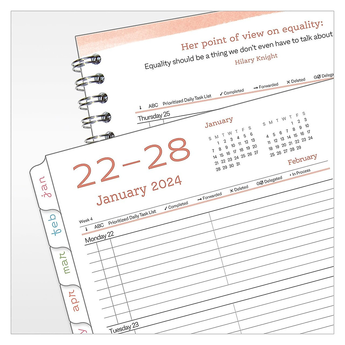 FranklinCovey - Her Point of View Weekly Wire-Bound Planner (Classic, Jan 2024 - Dec 2024)