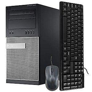 Dell OptiPlex 9020 Tower Computer Desktop PC, Intel Core i7-4970K 4.00GHz, 16GB Ram, 256 M.2 SSD, 2TB HDD, WiFi | Bluetooth, DVD Drive, Nvidia GeForce GT 1030 2GB DDR5, Windows 10 Pro (Renewed)