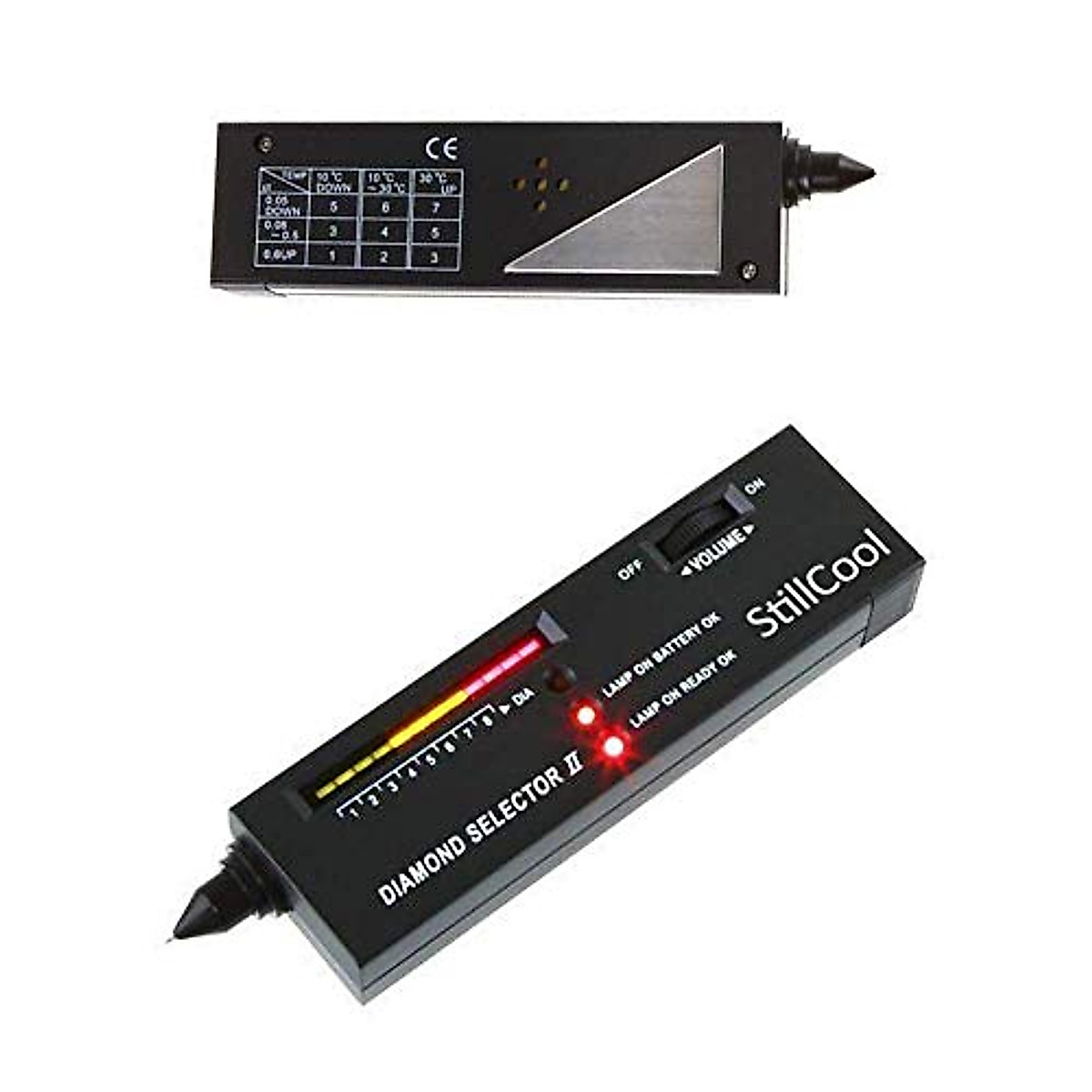 StillCool Diamond Tester, High Accuracy Diamond Tester Pen, Diamond Tester Professional, Diamond Detector Gem Tester Gemstone Gemstone Tester, Black