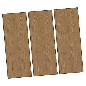 DOITOOL 3pcs Wood Grain Floor Stickers Decor Adhesive Stickers Sticker Peel and Stick Flooring Planks Flooring Floor Tile PVC Floor Tile Sticker Vinyl Floor Tiles
