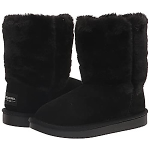 Koolaburra by UGG Unisex-Child Aubrei Short Boot, Black, 13 Little Kid