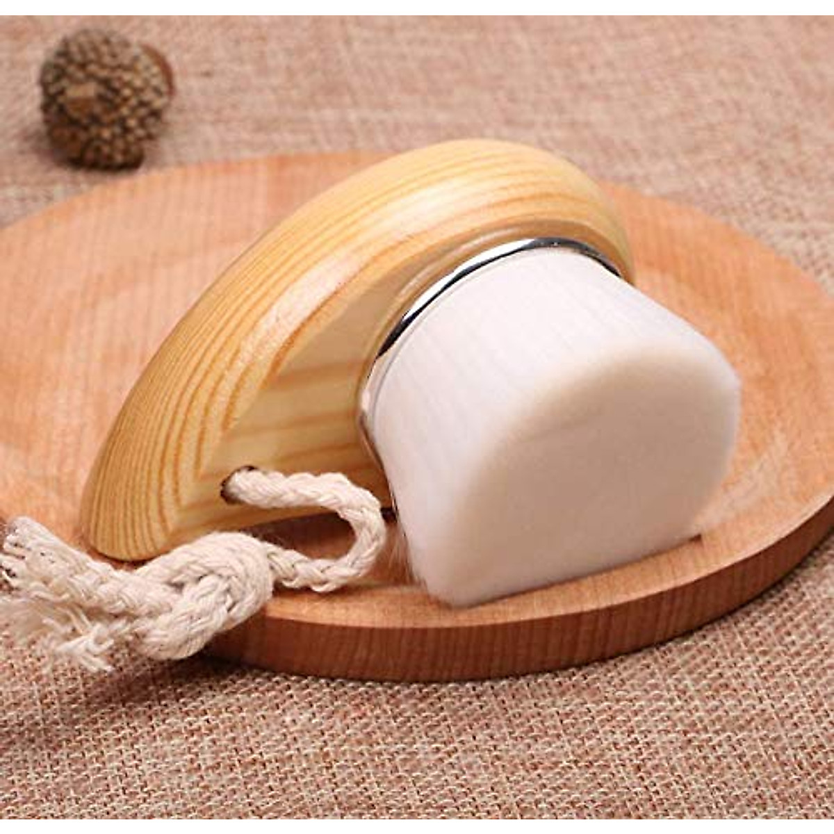 Cleansing Facial Brush Soft Bristle Face Cleaning Beauty Brush for Deep Pore Cleansing