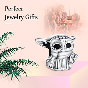 Baby Master Charm Beads for Women Bracelets Necklaces 925 Sterling Silver Pendants Jewelry Gift