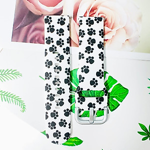 XINGMALY 6 Pack Compatible with Verizon Gizmo Watch 3/Gizmo Watch 2/Gizmo Watch 1 Smart Watch Bands for Kids Boy Girl, 20mm Soft Silicone Pattern Floral Strap Bands for Verizon Gizmo Watch 3 Watch