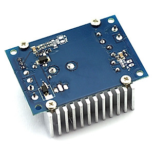 DZS Elec 12A DC-DC Step Down Buck Converter Low Ripple with Heat Sink 4.5V-30V to 0.8V-30V Vehicular Voltage Regulator