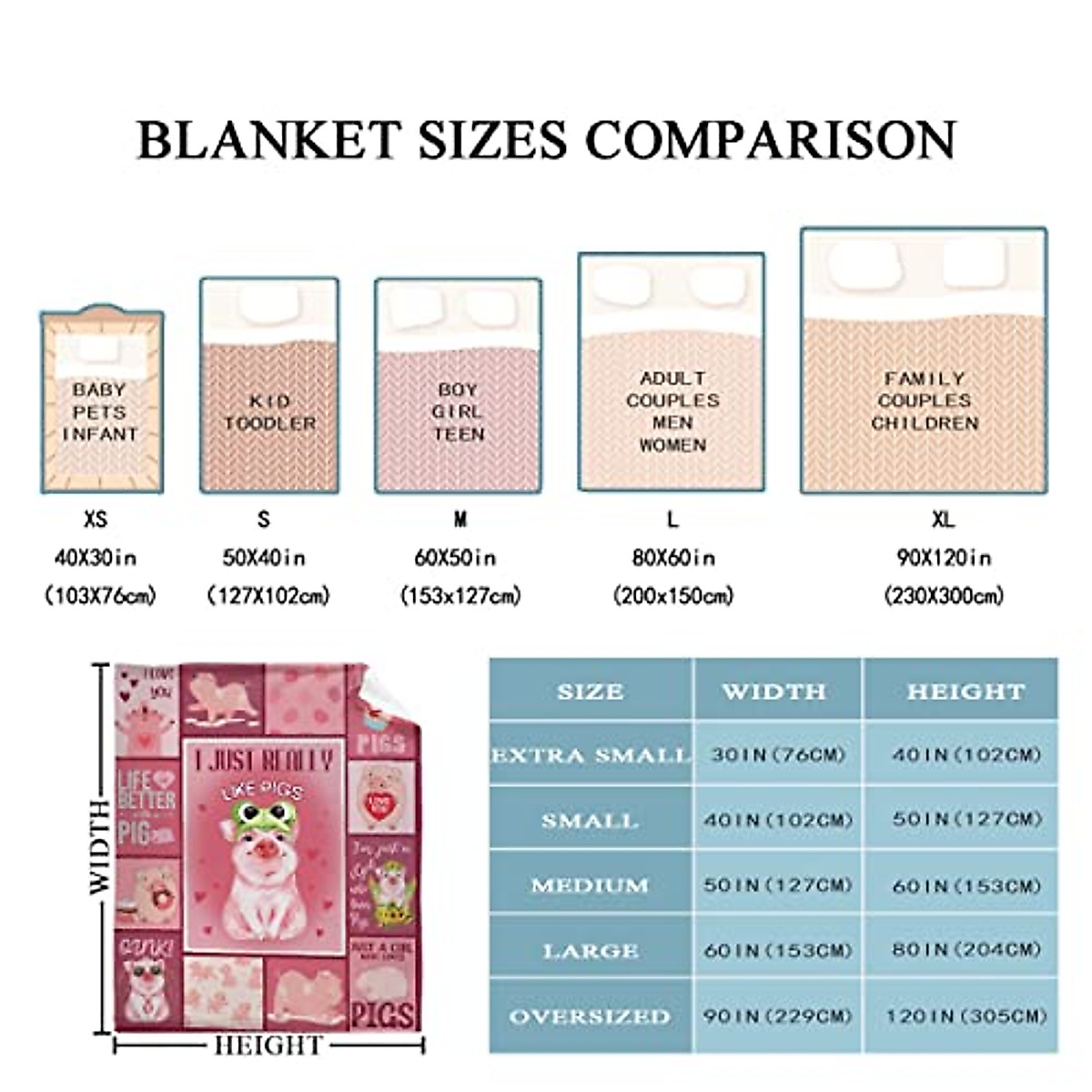 Lokesvararaja Cute Pink Cartoon Pig Plush Throw Blanket Red Mushrooms Natural Wild Fungus Fleece Throw Blanket Botanical Fuzzy Blanket for Couch Bed Sofa Pets (40"X30")