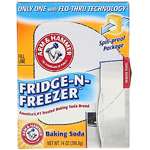 Arm & Hammer Baking Soda, Fridge-N-Freezer Pack, Odor Absorber, 14oz (Pack of 3)