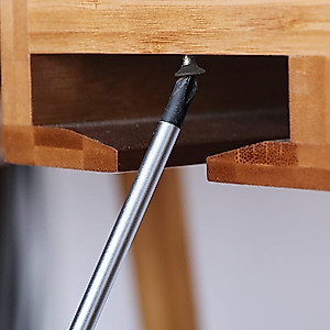 Bamboo Wine Glass Rack,Under Cabinet Stemware Rack,3/4/5 Rows Glasses Storage Holder for Bar Kitchen,Hanging Wine Glass Holder