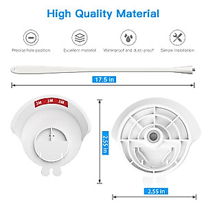 HOLACA Flexible Mount Crib Mount for Nooie Baby Monitor Nooie Dog Camera - Twist Versatile Mounting Kit for Nooie Monitor