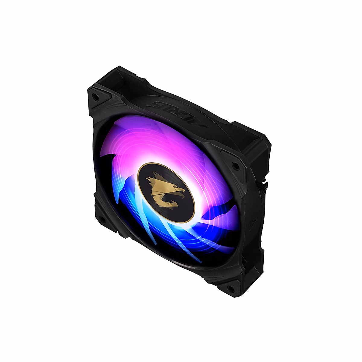 Gigabyte AORUS 120mm Sleeve Bearing ARGB Computer Case Fan, Black