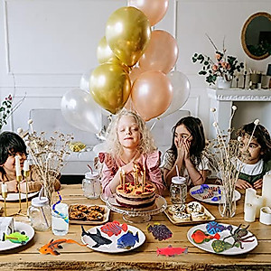 12 Pack Color Changing Sea Animal Toys,Change Color Ocean Animals,Floating Fish Bath Toys for Kids,Sea Creatures Themed Party Supplies,Easter Egg Fillers,Goodie Bags Fillers,Carnival Prizes