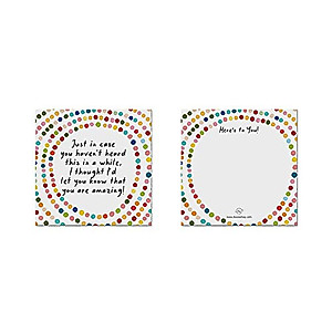 Dessie Inspirational Cards With Envelopes and “You’re Awesome” Seals. “Post-it” Note Size Appreciation Cards. Encouragement Cards. Gratitude Cards. Positive Affirmations Cards, 60 Cards