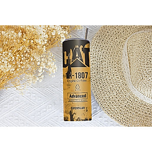 Caterpillar 1R-1807 Advanced High Efficiency Engine Oil Filter, Black and Yellow