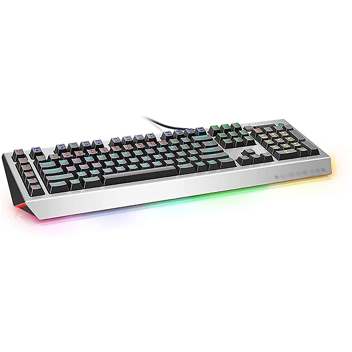 Mechanical Keyboard RGB Backlit Large Size USB Wired Mechanical Feeling Multimedia PC Gaming Keyboard,Office Keyboard for Working or Primer Gaming,Office Device