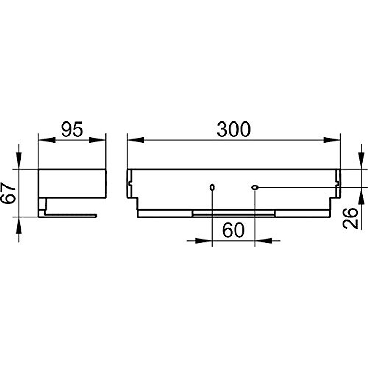 Keuco Edition 11 11158010000 Shower Basket Chrome-Plated