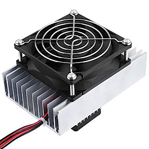 ESUMIC DC 12V DIY Thermoelectric Peltier Refrigeration Cooling System Kit Semiconductor Cooler Conduction Module + Radiator + Fan + TEC1-12706