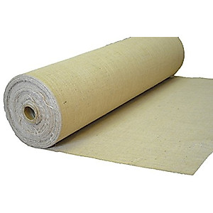 AK TRADING CO. 60" Wide Hessian Natural Jute Decoration Burlap Fabric (60" x 10 Yards), for Arts, Crafts, Interior Design Projects