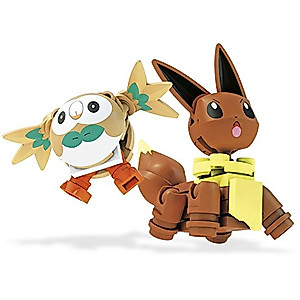 Mega Construx Pokemon Rowlet Vs. Eevee Building Set