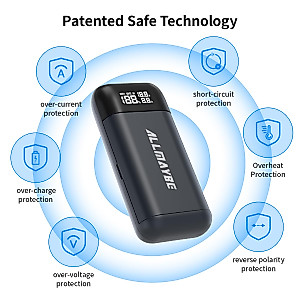 XTAR PB2S Upgraded Version Type-C Dual-Role Fast Charger,Portable LCD Universal 18650 Battery Charger for 3.7V/3.6V Li-ion Rechargeable Battery 18650 18700 20700 21700 Black (No Battery)