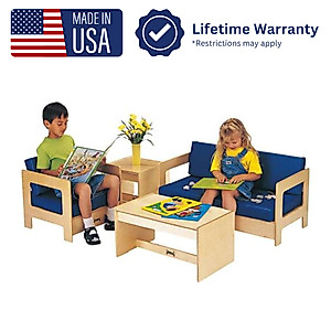 Jonti-Craft 3751JC Living Room Couch, Blue