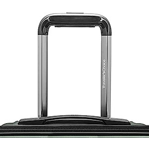 Traveler's Choice Archer Polycarbonate Hardside Spinner Luggage Set, Tie Down Straps ,Green, 2-Piece