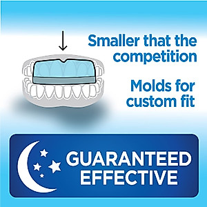Dentist's Choice Dental Guard - Best Oral Appliance for Bruxism Clenching - Nighttime Moldable Front Tooth Custom Anti Teeth Grinding Night Protector - Professional Slim-fit Bruxing Mouth Bite Splint