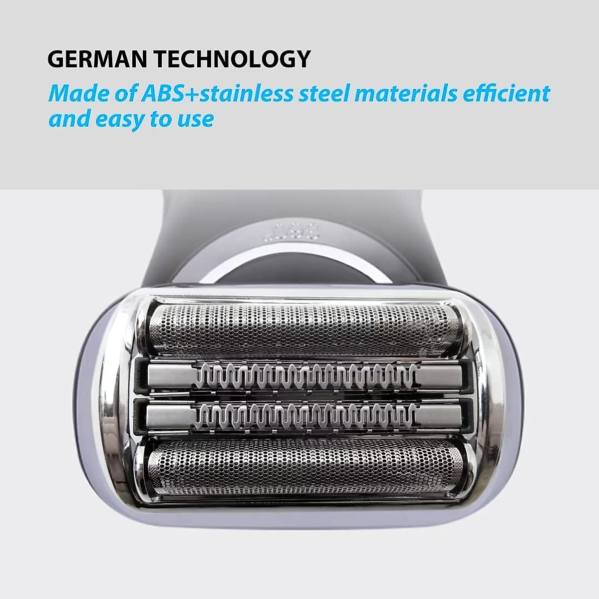 Series 9 92S 92M Premium Replacement Shaver Head for Br-aun Series 9 Electric Shaver Foil & Cutter 9030s 9040s 9050cc 9240s 9242s 9280cc(Black)