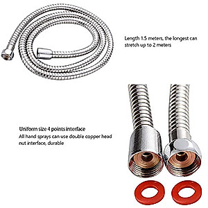 MINJING Hand Held Bidet Toilet Sprayer Copper Toilet Spray Gun with Body Adjustable Jet Bathroom Bidet Sprayer Set